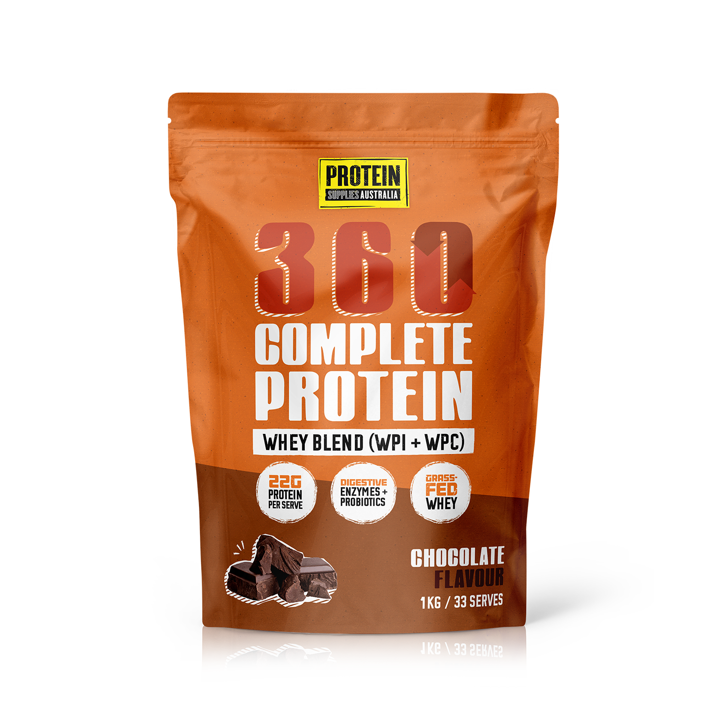Whey Protein 360 (WPC + WPI) Chocolate | Made in Australia