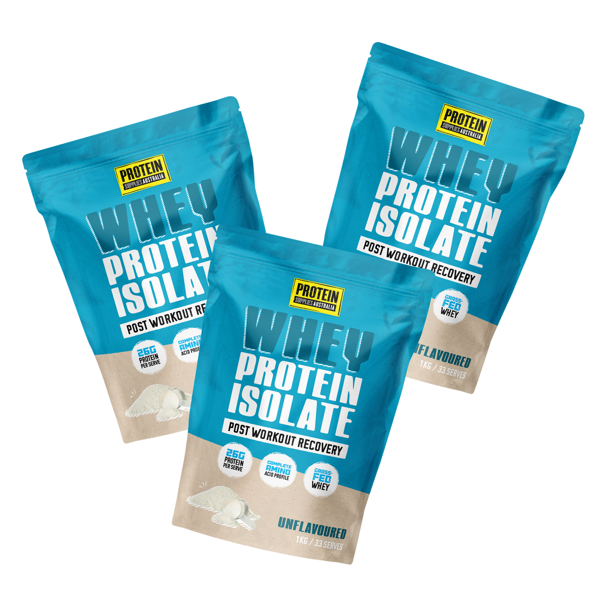 Whey Protein Isolate (WPI) Unflavoured | Made in Australia