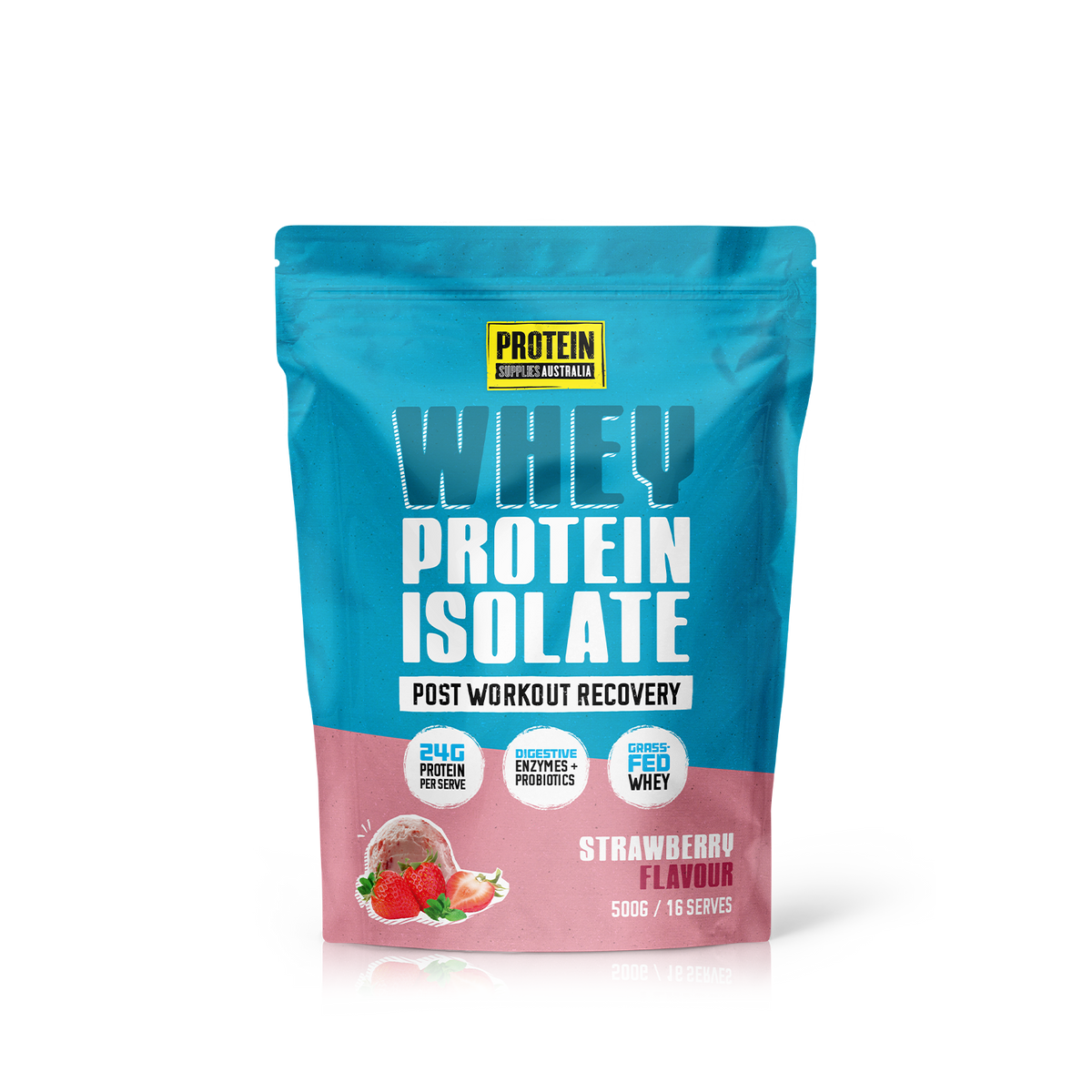 Whey Protein Isolate (WPI) Strawberry | Made in Australia