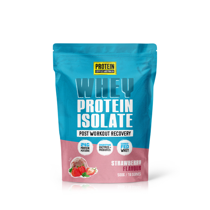 Whey Protein Isolate (WPI) Strawberry | Made in Australia