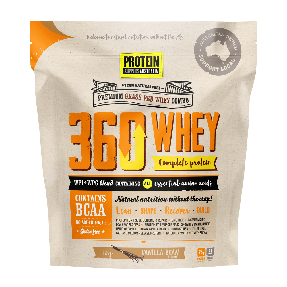 Whey Protein Isolate 360 (WPI + WPC) Vanilla | Made in Australia