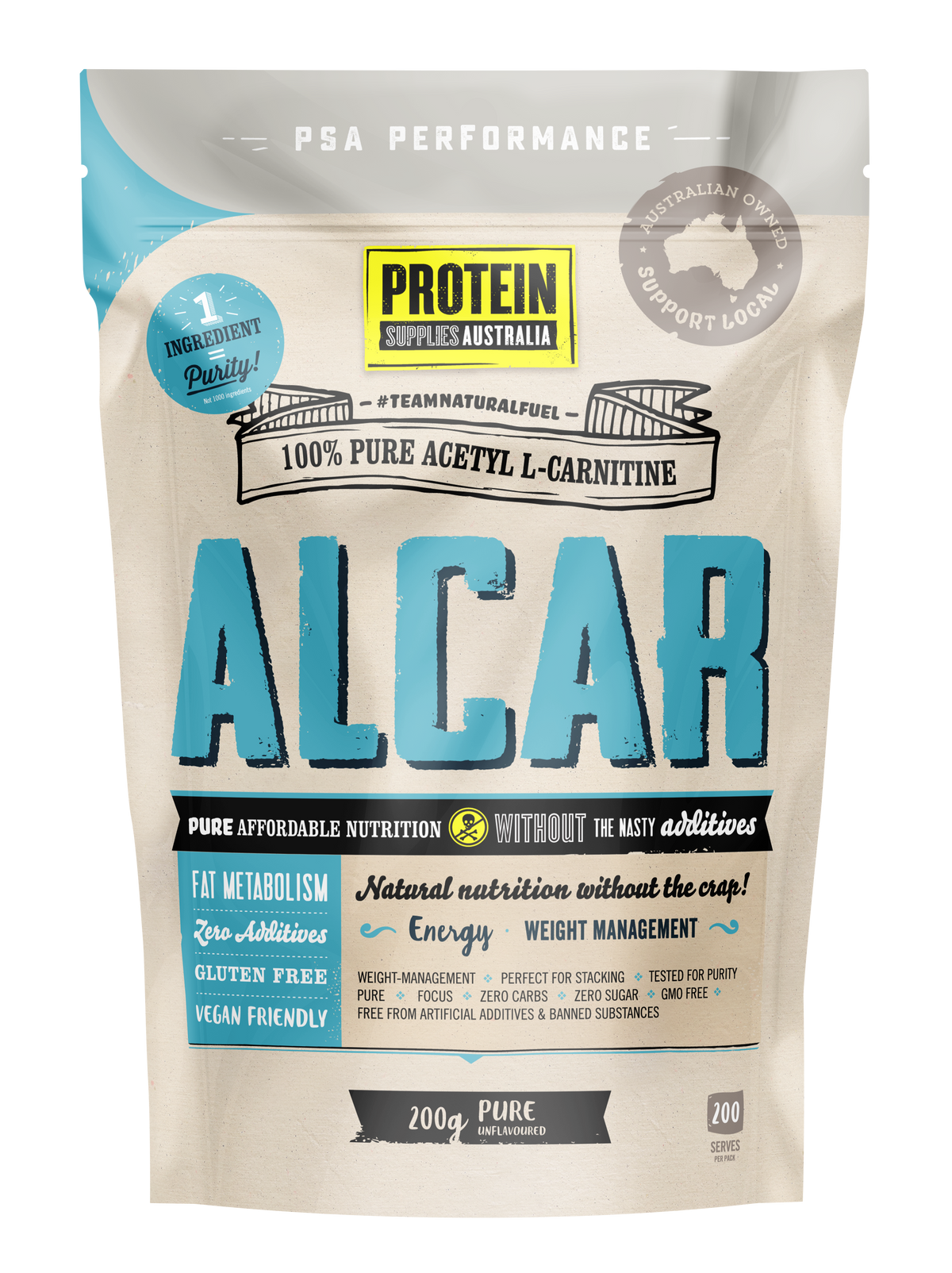 Alcar Unflavoured | 100% Pure, Clean & Australian Made